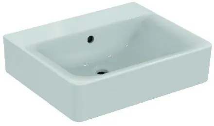 Ideal Standard Connect - Umyvadlo 55x18x46 cm, bez otvoru pro baterii, s přepadem, Ideal Plus, bílá E8111MA