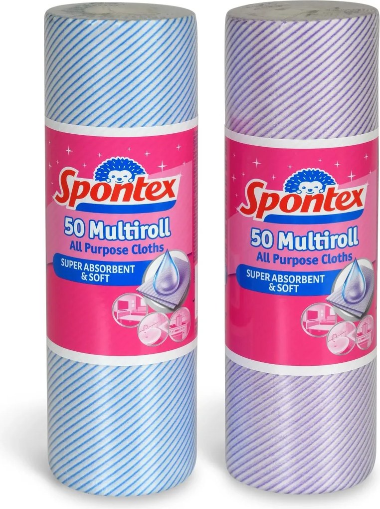 Spontex Multiroll utěrka v roli 50 ks, různé barvy, 1 ks