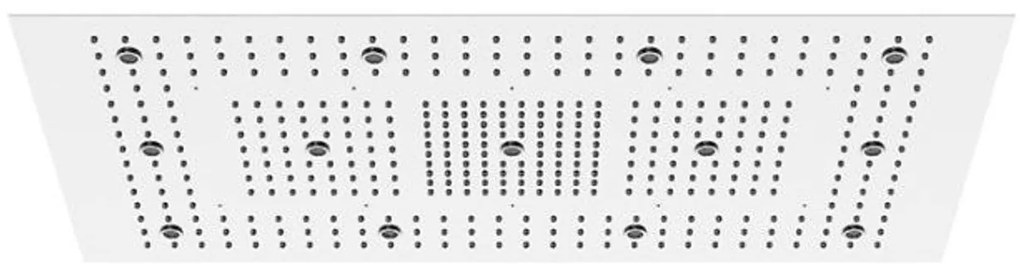 Steinberg 390 - Hlavová sprcha, 112x62 cm, 3 proudy, LED osvětlení, nerez 390 6032