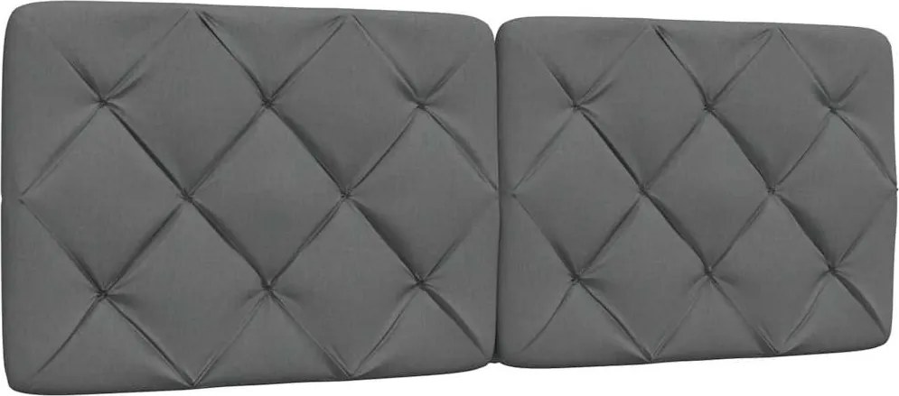 Rám postele bez matrace tmavě šedá 120 x 200 cm textil 3310588