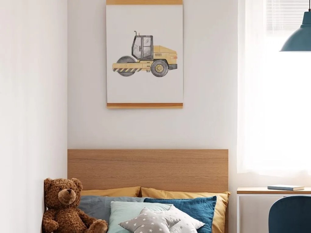 Plakát pro děti SILNIČNÍ VÁLEC Zvolte rozměr: 50 x 70 cm