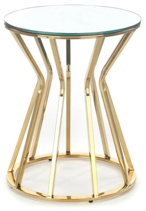 Intesi Konferenční stolek Finea S zrcadlo / zlatá
