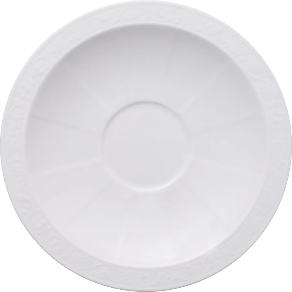Villeroy&Boch Villeroy & Boch White Pearl podšálek ke snídaňovému šálku / šálku na polévku, 18,5 cm