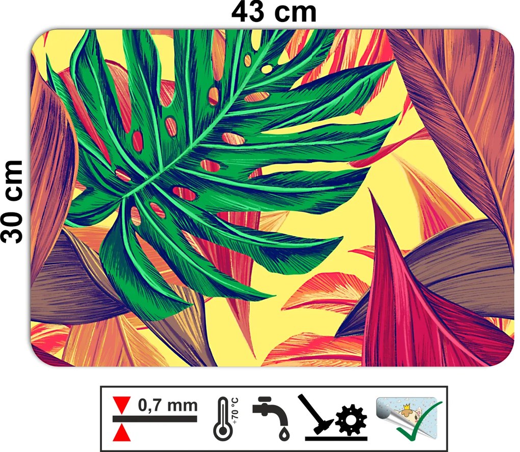 PokojovaDekorace.cz, Prostírání - 763, Kytky, 43x30cm