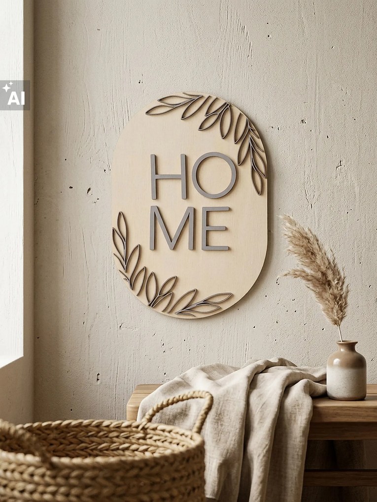 Sinsay - Závěsná dekorace s nápisem Home - vícebarevná
