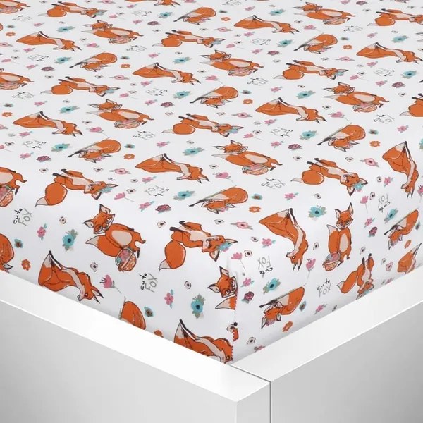 Bellatex dětské prostěradlo jersey s elastanem Lištička rozměr 60x120 cm