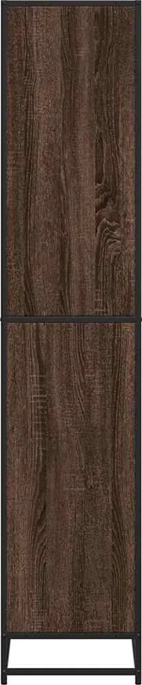 Knihovna hnědý dub 80,5 x 35 x 170,5 cm kompozitní dřevo 3300859