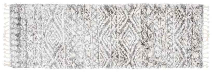 Kusový koberec shaggy Acama šedý atyp 70x200cm