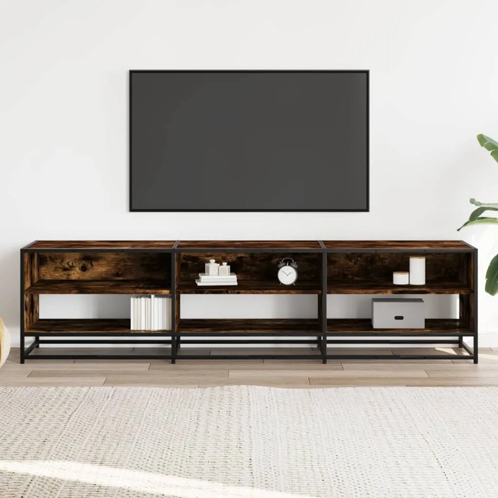 TV skříňka kouřový dub 180 x 40 x 46 cm kompozitní dřevo 3300807