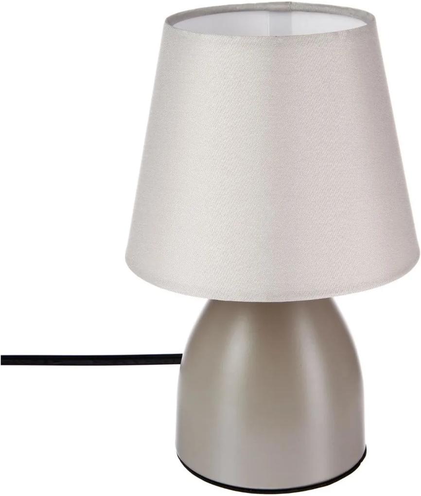 Stolní lampa CHEVET, kov, 19 cm, barva taupe