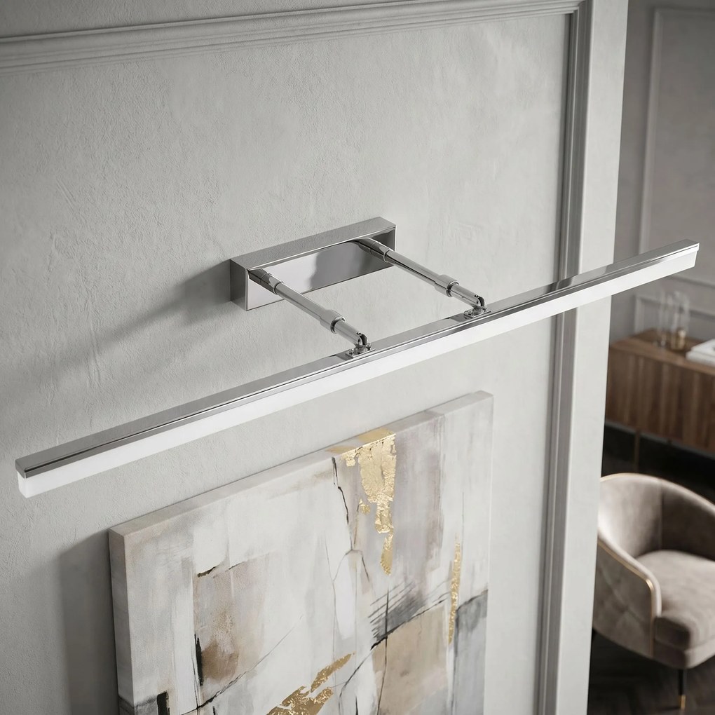 Toolight Rea, Koupelnové nástěnné LED svítidlo APP1871-1W 80cm CHROME, OSW-66027