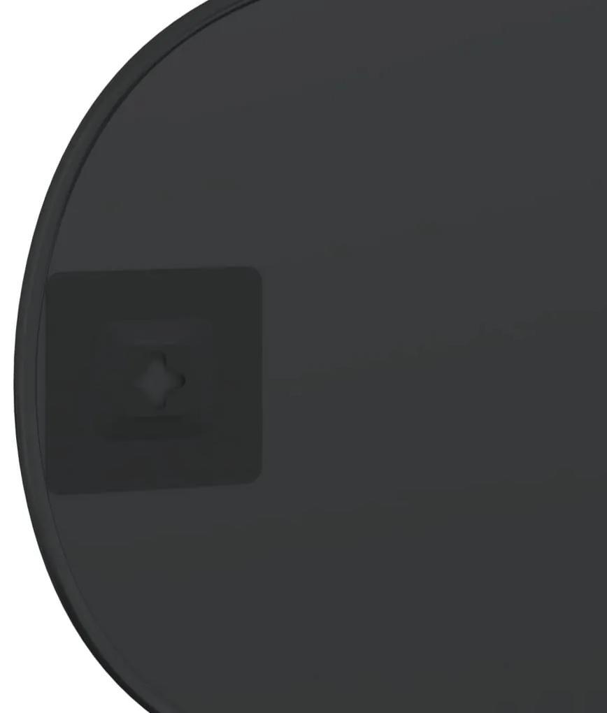 Nástěnné zrcadlo černé 30 x 25 cm - Default Title