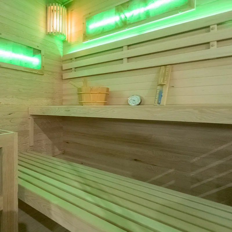 BPS-koupelny Finská sauna Relax 150x150, 4-5 osob