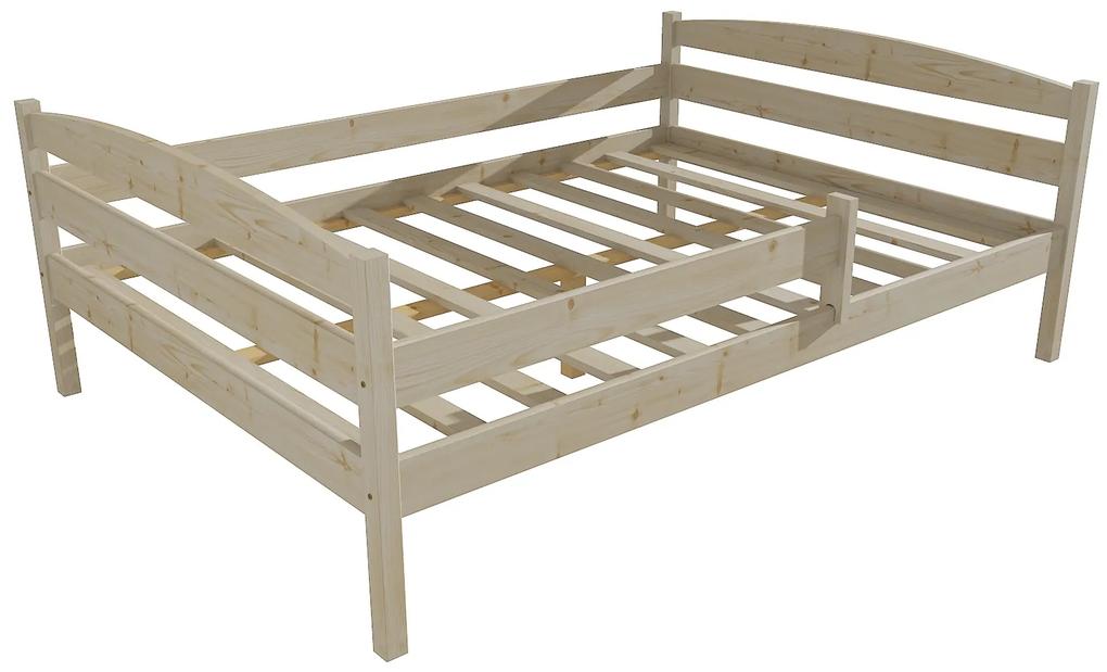 Vomaks Dětská postel DP 017 XL se zábranou Rozměr: 140 x 200 cm, Barva: barva bílá