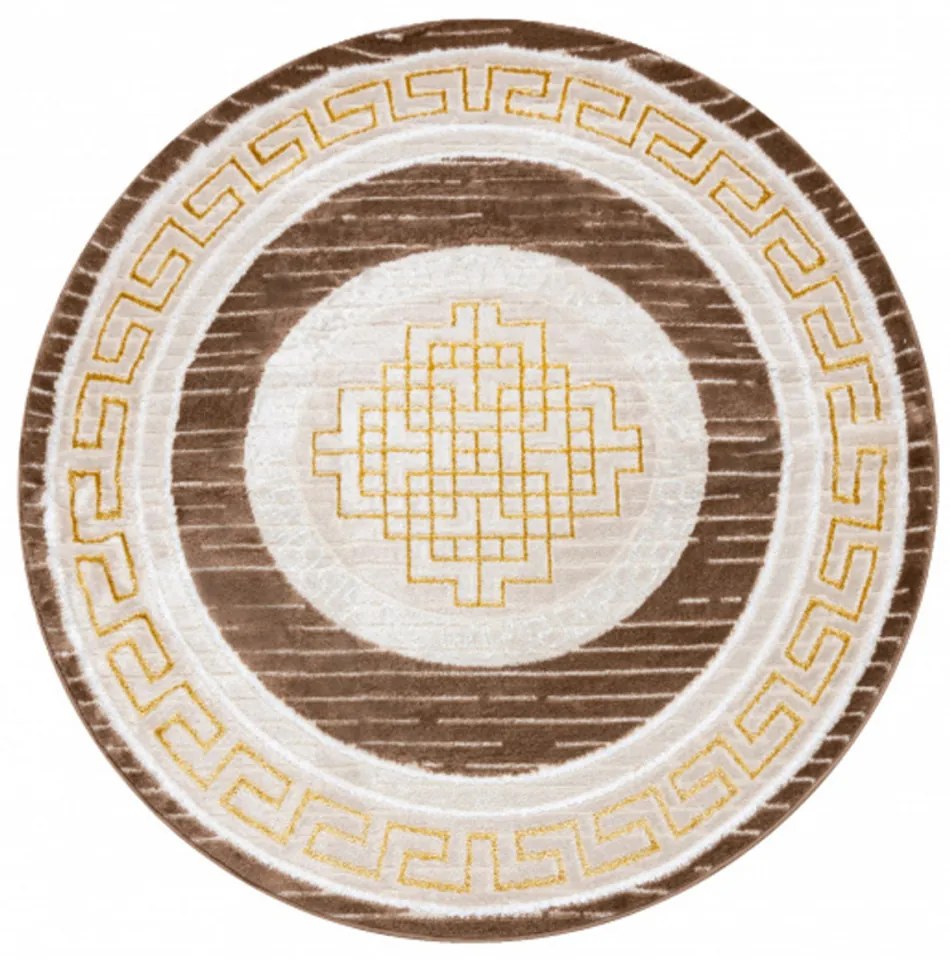 Kusový koberec Devin béžový kruh, Velikosti 160cm