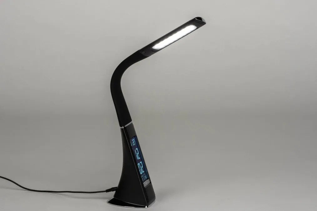 Stolní designová LED lampa Tyax Black