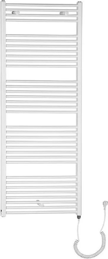 Aqualine Aqualine, DIRECT-E elektrické topné těleso, rovné, 600x1680 mm, 800W, bílá, ILE66T