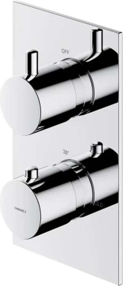 OMNIRES Y - Termostatická baterie pod omítku, pro 2 spotřebiče, chrom Y1236-KROCR