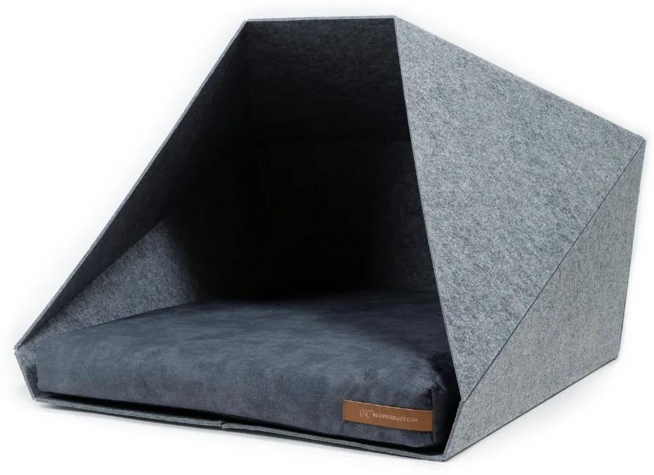 Rexproduct Skládací pelíšek PETPOCKET s měkkou matrací SVĚTLE ŠEDÝ Zvolte barvu: Tmavě šedá