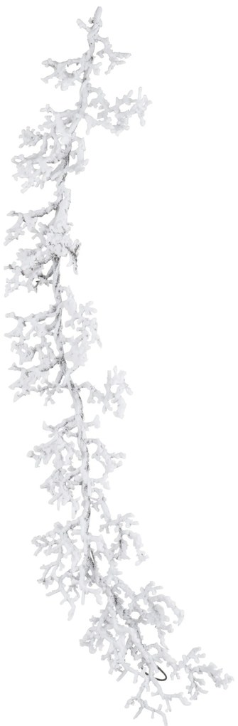 Bílá zasněžená dekorační větvička Snowy - 22*5*104cm