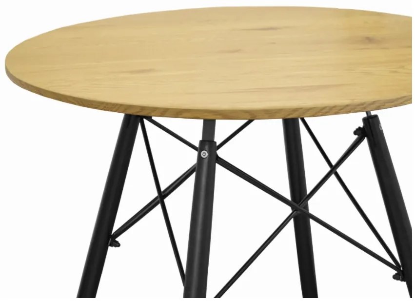 Jídelní stůl EDDIE 80 cm dub