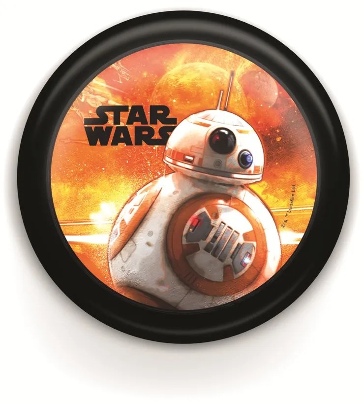 LED Dětské noční orientační svítidlo Disney Star Wars VIII Bb-8 71924/99/P0