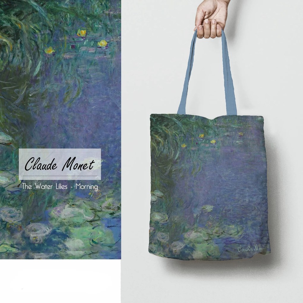 Lenbutik Taška Claude Monet Lekníny / Water lilies - morning