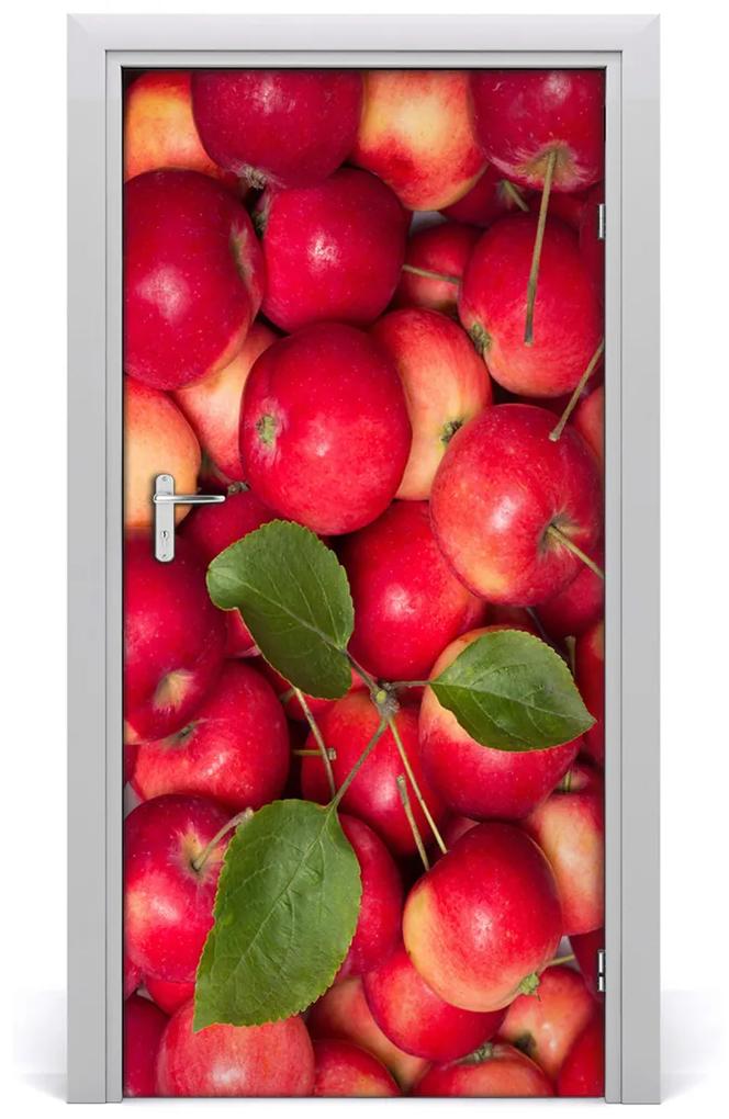 Fototapeta na dveře samolepící červená jablka