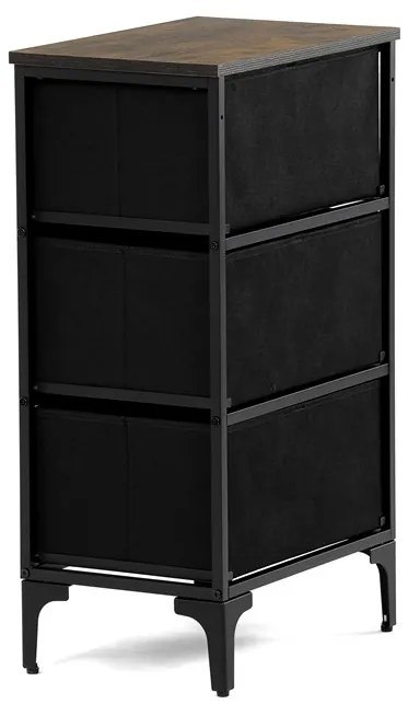 Retro komoda LUNARA - old wood / MDF Barva: Vícebarevná