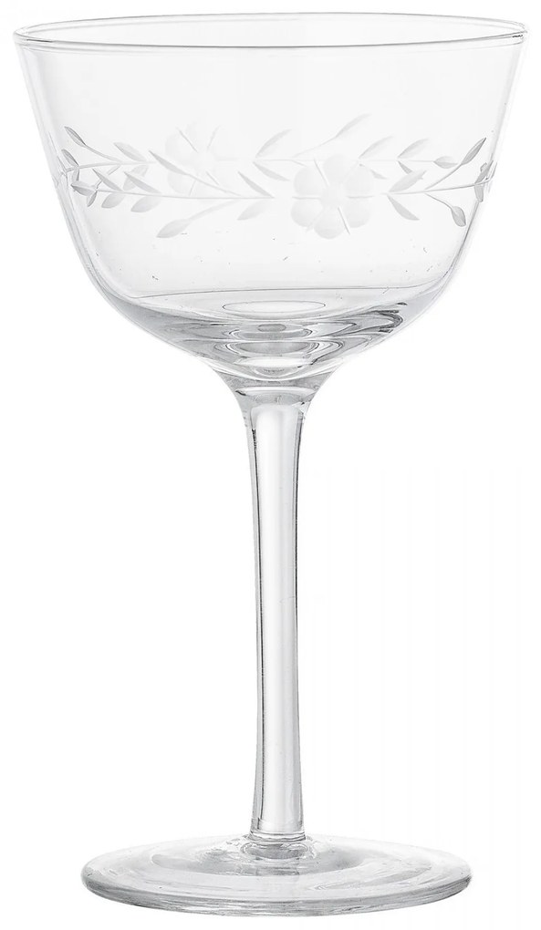 Bloomingville Sklenice na koktejly Clear Glass, čirá barva, sklo 190 ml