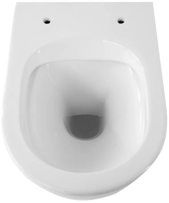 BPS-koupelny Závěsná WC mísa se SoftClose sedátkem HYD-4191, bílá
