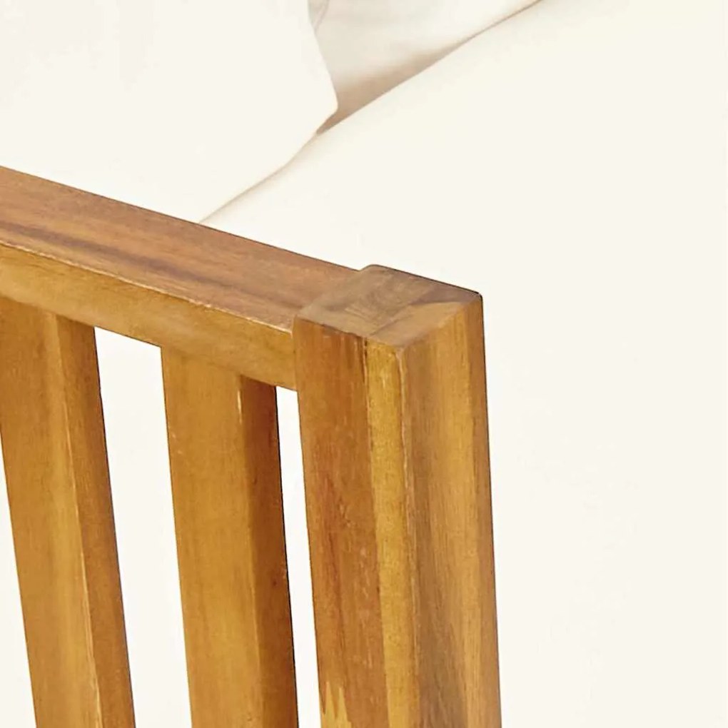 3místná zahradní lavice s poduškami 179 cm masivní akácie 310309
