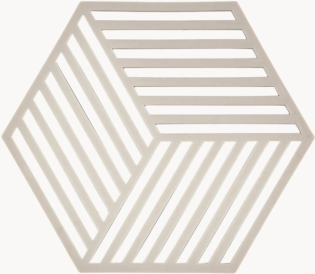 Sada silikonových podtácků Hexagon, 6 dílů