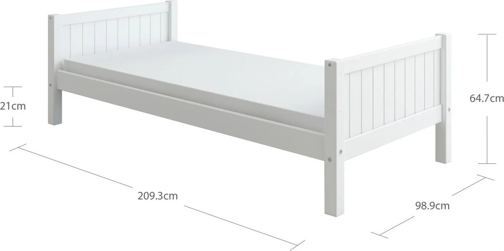 FALCO Postel Romantic 441 bílá