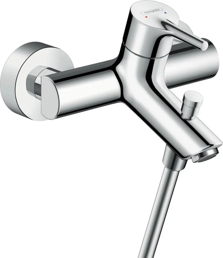 Hansgrohe Talis S, nástěnná vanová baterie, chromová, 72400000