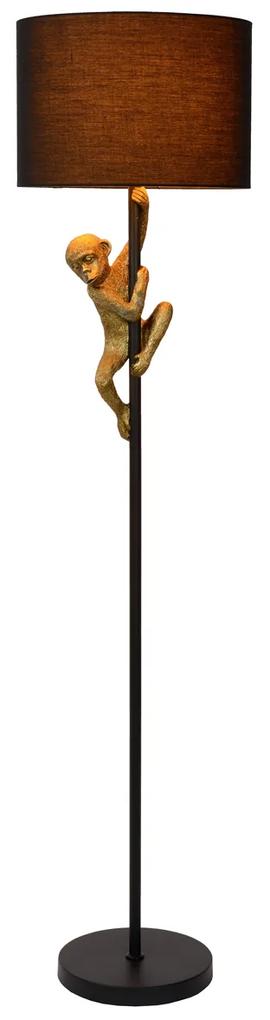 Lucide 10702/81/30 stojací lampa Extravaganza Chimp, černá, E27, 150cm
