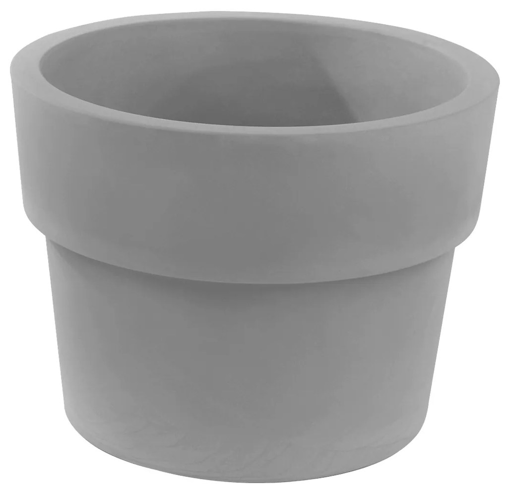 VONDOM - Květináč VASO Simple 45x34 - ocelově šedá