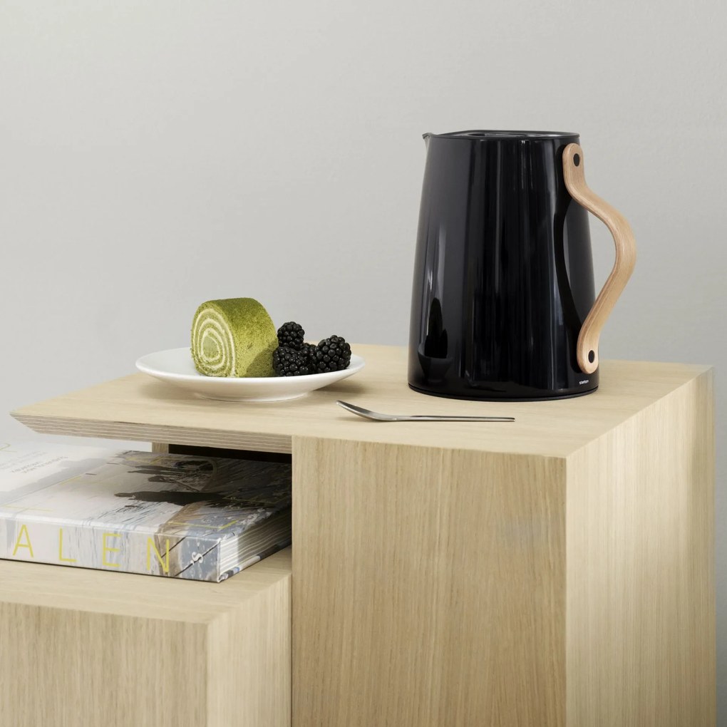 Stelton Termokonvice na čaj Emma Black 1 l, černá barva, kov