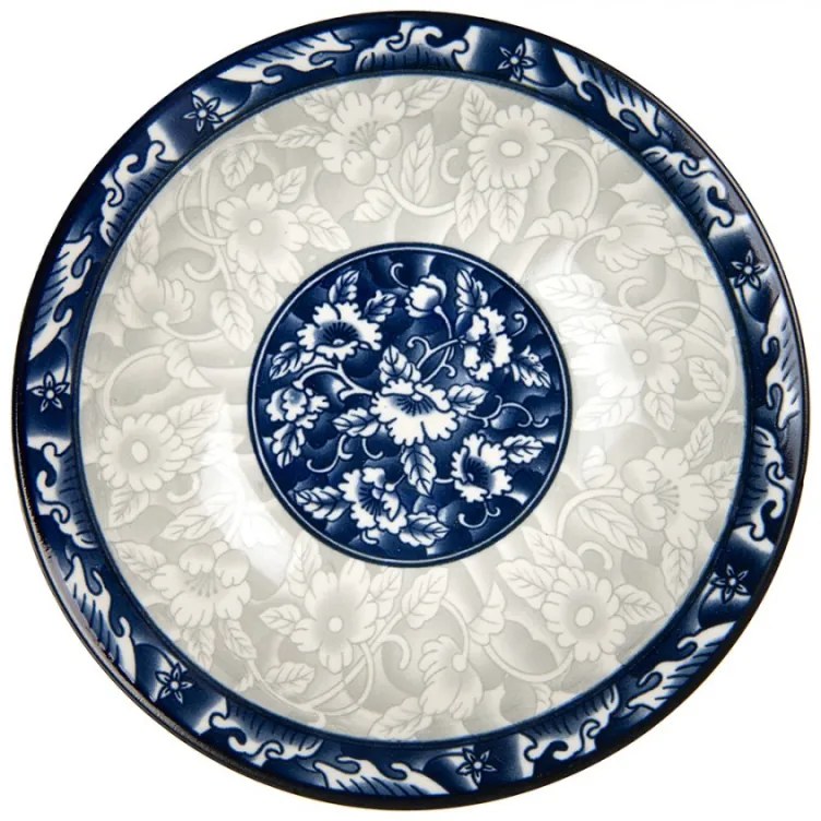 Modro-bílá porcelánová miska Aapje – 21x5 cm