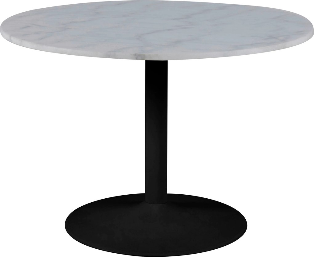 XXXLutz JÍDELNÍ STŮL, černá, bílá, 110/110/75 cm P & B - Jídelní stoly - 001749055302