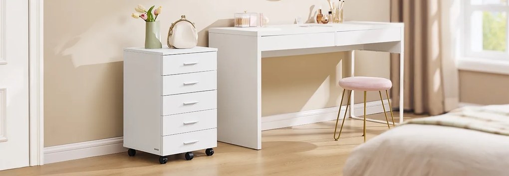 Kancelářský kontejner Vasagle Grigo 42 cm bílý