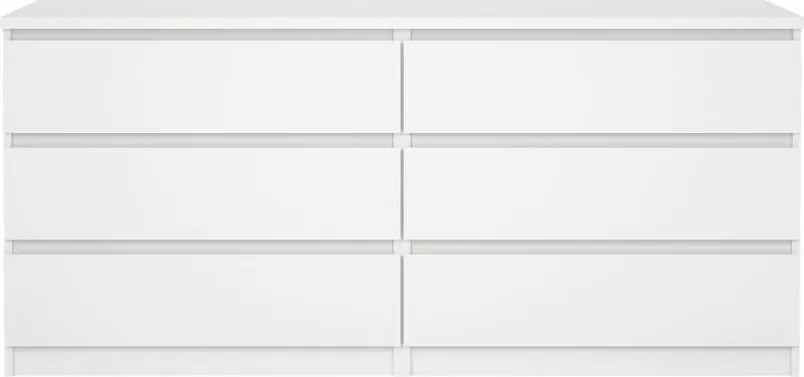 Komoda Simplicity 154 x 50 x 70 cm, bílá