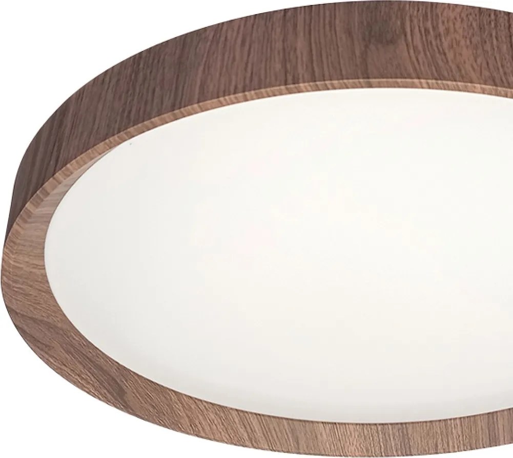 Stropní LED svítidlo Forest, 1x LED 24w, 4000k, (fi 39cm), imitace dřeva