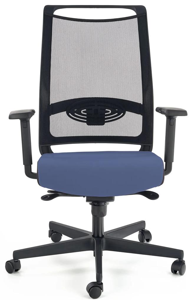 Kancelářská židle Galatta (černá + modrá). 1028145