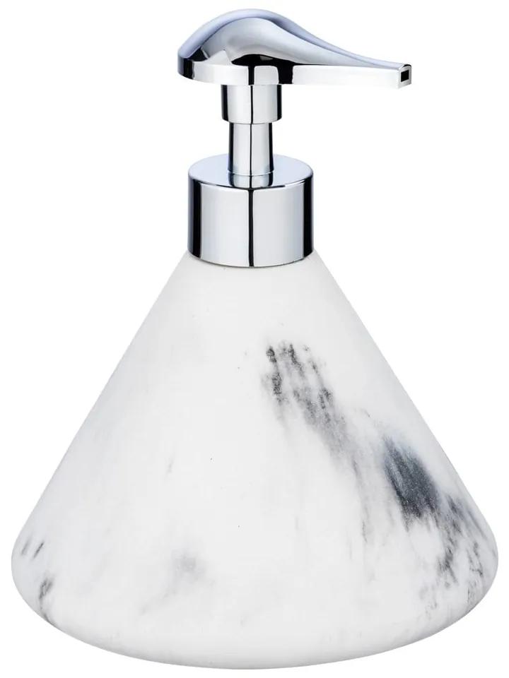 Bílo-šedý dávkovač na mýdlo Wenko Desio