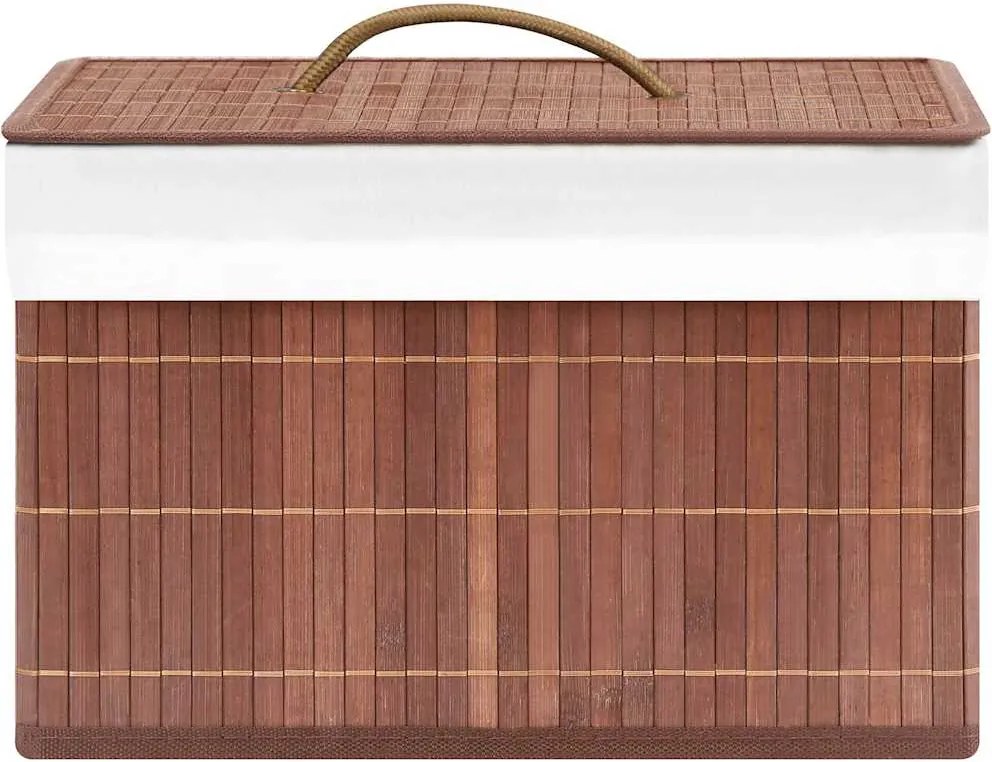 Bambusové úložné boxy 4 ks hnědé 320768