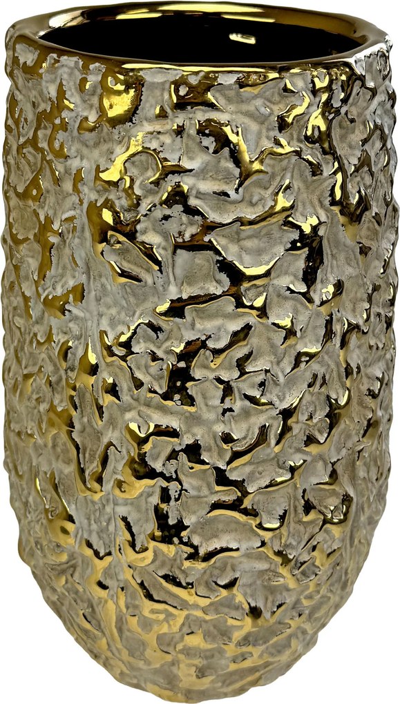 XXXLutz VÁZA, keramika, 28 cm - Keramické vázy - 005140007101
