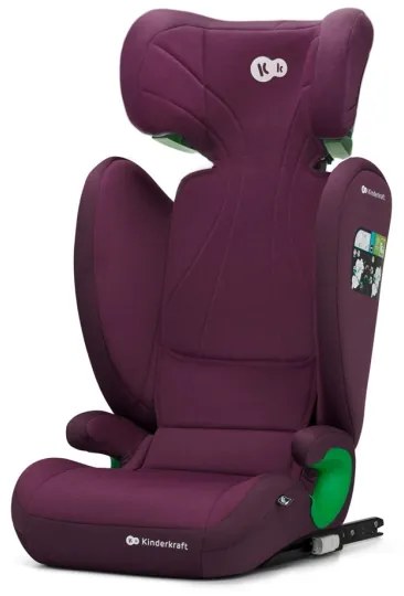 KINDERKRAFT - Autosedačka JUNIOR FIX 2 (100-150 cm) Cherry pearl