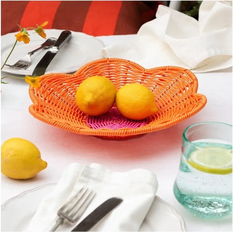 Plastový košík na ovoce Flower – Rex London
