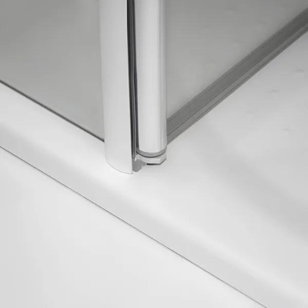 Sprchové dveře dvoukřídlé, do niky/s boční stěnou TDN2 2012 mm 195–220 430 1260–1310 Transparent O Stříbro TDN2/1300 721-1300000-01-02